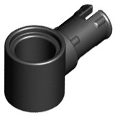 Technic :: Pins + Bush :: 15100 Black Technic, Pin with Friction Ridges ...