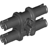 Technic :: Connectors :: 65098 Black Technic, Pin Double with Axle Hole ...