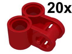 Technic :: Connectors :: 32291#20 Red Technic, Axle and Pin Connector ...