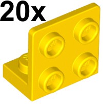 Technic :: Technic plates + Brackets :: 99207#20 Yellow Bracket 1 x 2 ...