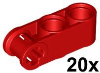 Technic :: Connectors :: 42003#20 Red Technic, Axle and Pin Connector ...